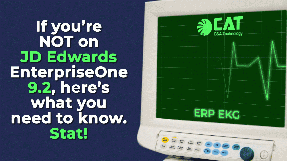 JDE ERP EKG | C&A TECHNOLOGY